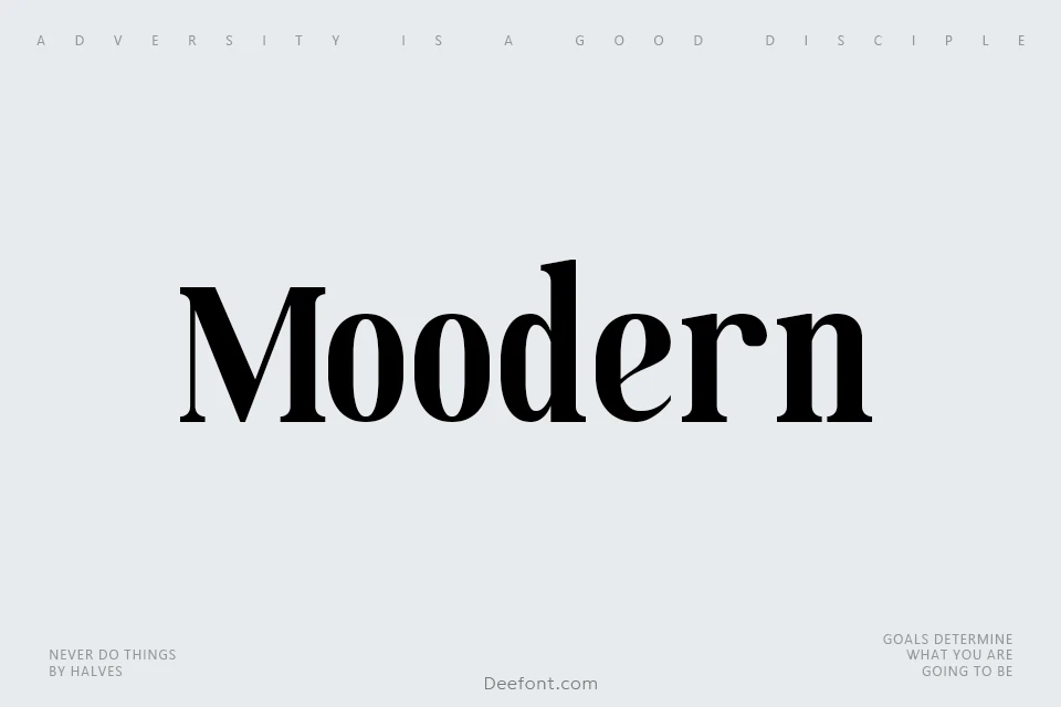 Modern Font - Free Download & Preview | Deefont