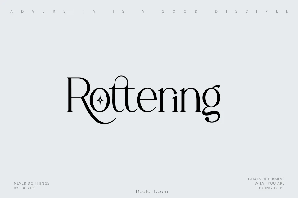 Rottering Font - Free Download & Preview | Deefont