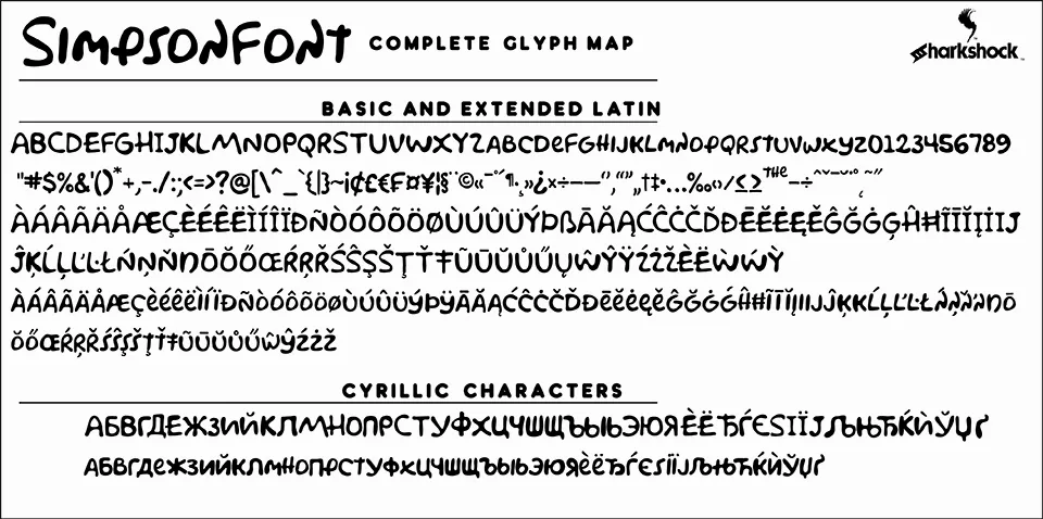 Simpsonfont Font - Free Download & Preview | Deefont