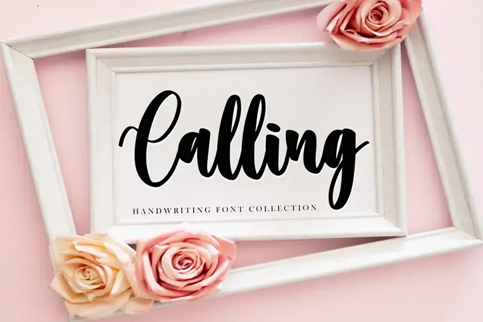 Calling Script Font - Free Download & Preview | Deefont