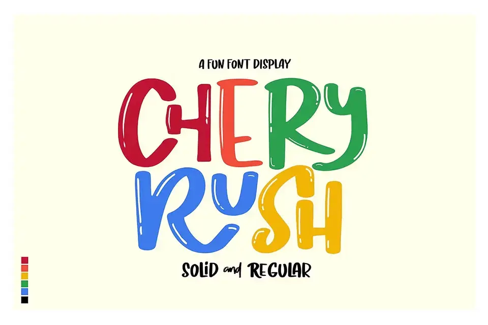 Chery Rush Font - Free Download & Preview | Deefont