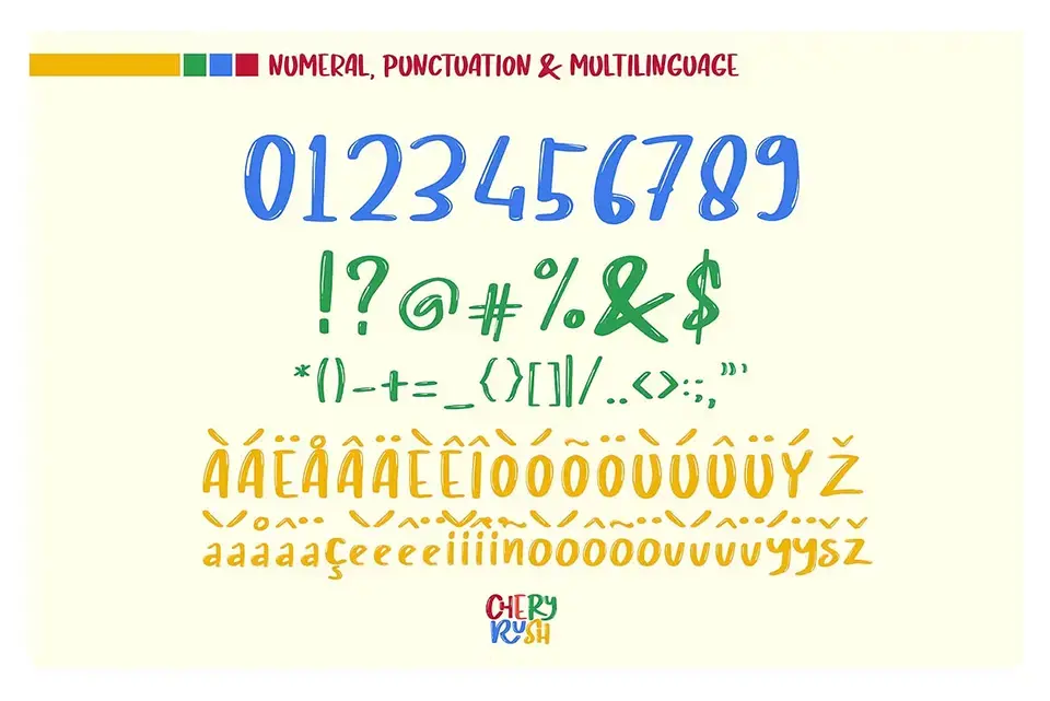 Chery Rush Font - Free Download & Preview | Deefont