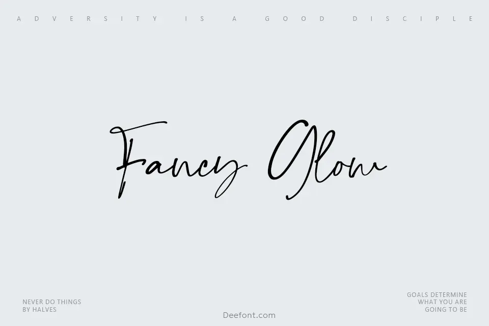 Fancy Glow Font - Free Download & Preview | Deefont