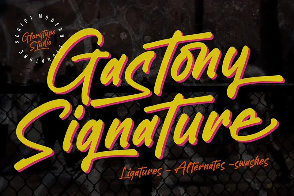 Gastony Signature Font - Free Download & Preview | Deefont