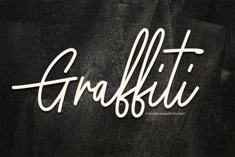 Graffiti Handwritten Font - Free Download & Preview | Deefont