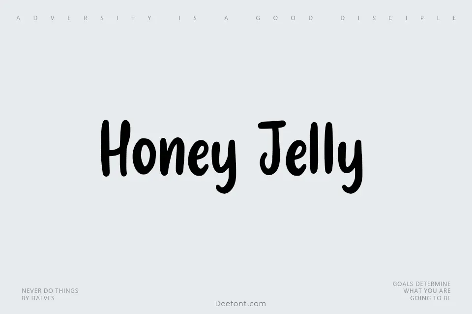 Honey Jelly Font - Free Download & Preview | Deefont
