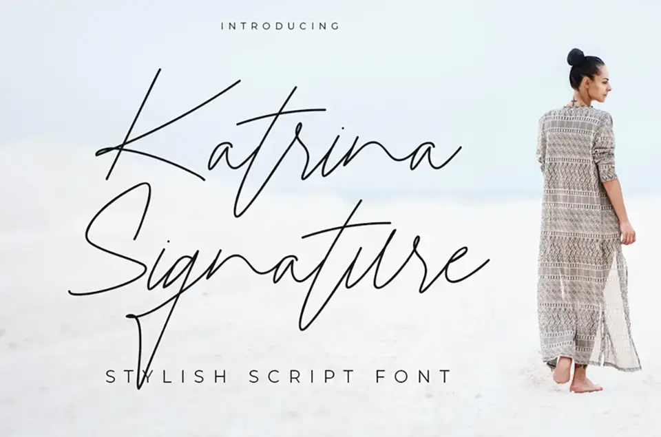 Katrina Signature Font - Free Download & Preview | Deefont