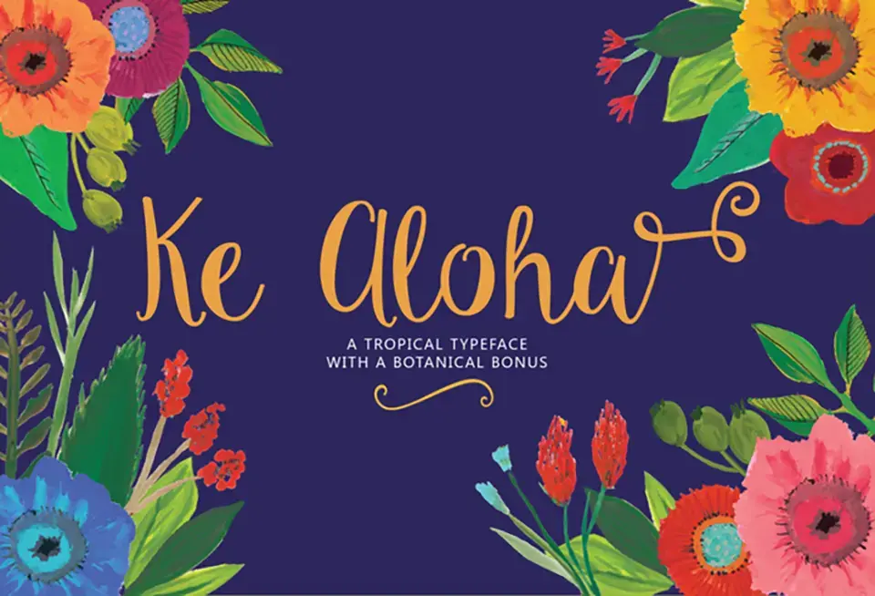 Ke Aloha Font - Free Download & Preview | Deefont