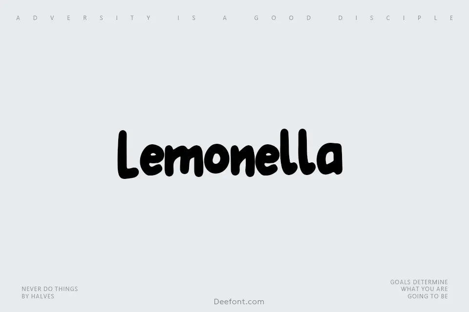 Lemonella Font - Free Download & Preview | Deefont
