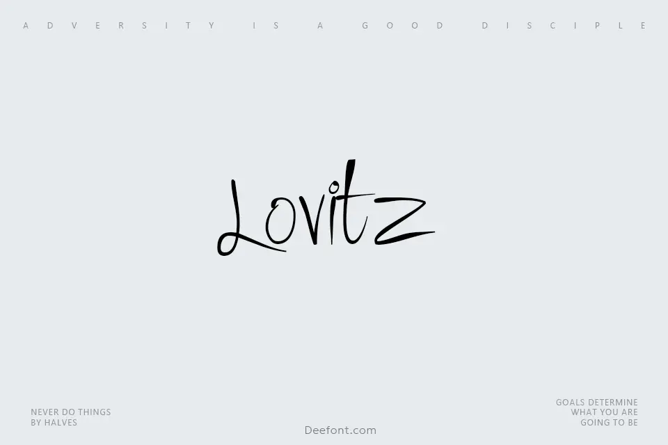 Lovitz Font - Free Download & Preview | Deefont