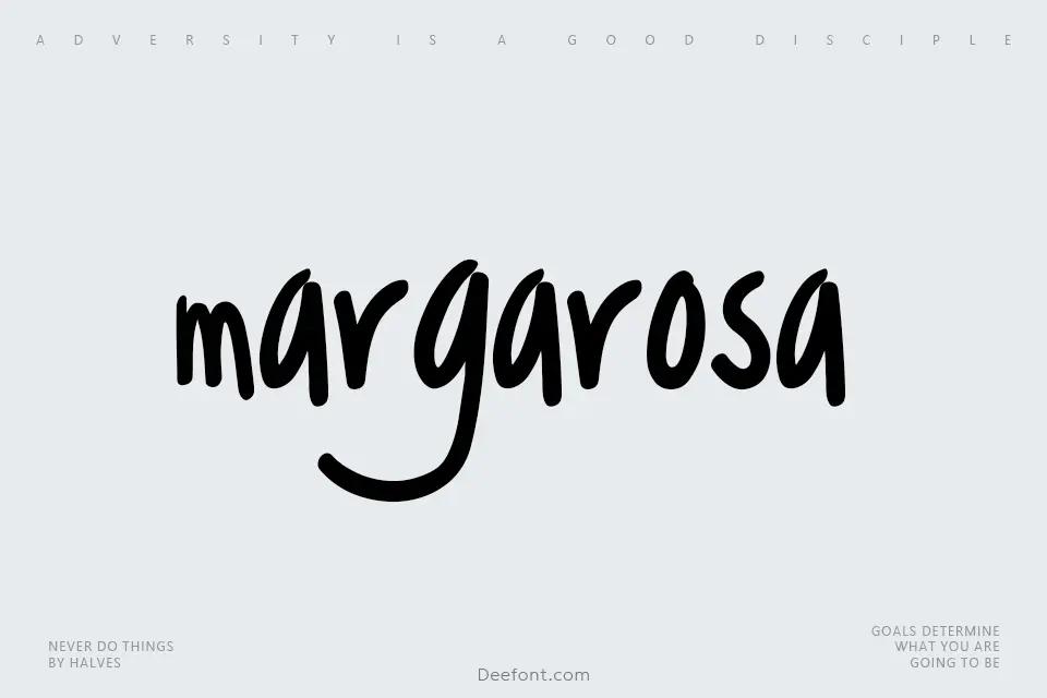 Margarosa Font - Free Download & Preview | Deefont