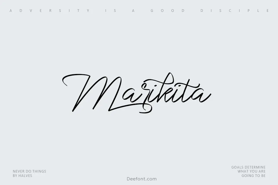 Marikita Font - Free Download & Preview | Deefont