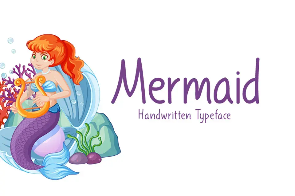 Mermaid Handwritten Font - Free Download & Preview | Deefont