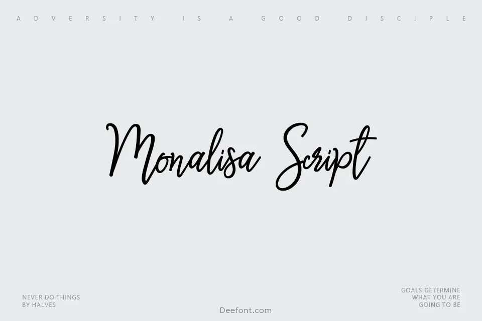 Monalisa Script Font - Free Download & Preview | Deefont