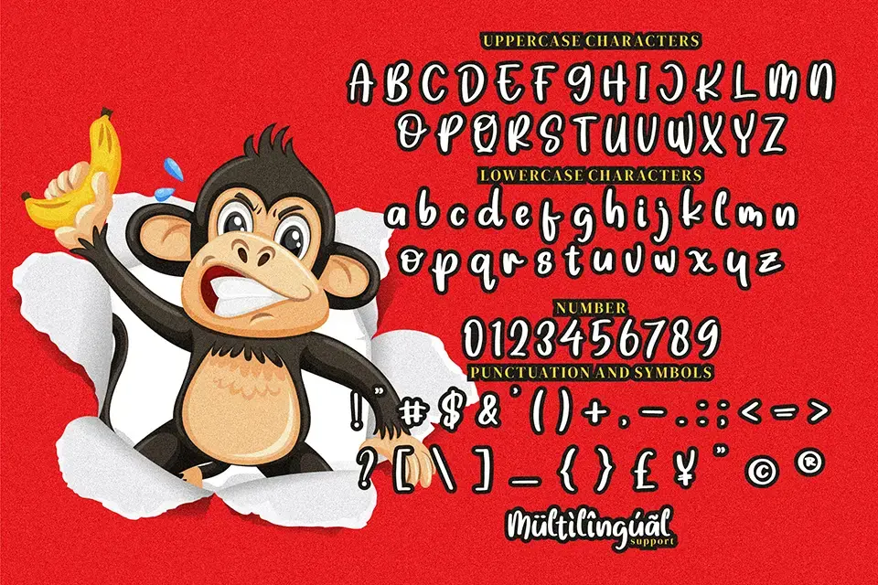 Monkey Funky Font - Free Download & Preview | Deefont