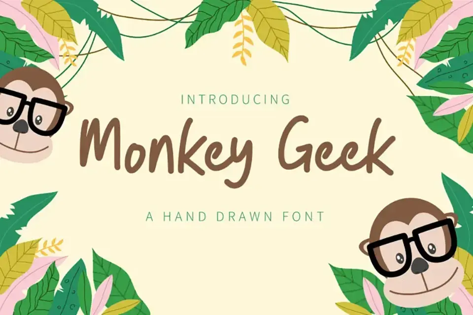 Monkey Geek Font - Free Download & Preview | Deefont