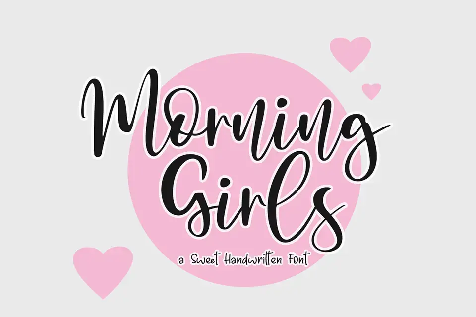 Morning Girls Font - Free Download & Preview | Deefont