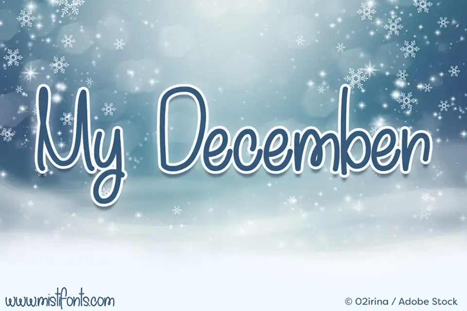 My December Font - Free Download & Preview | Deefont