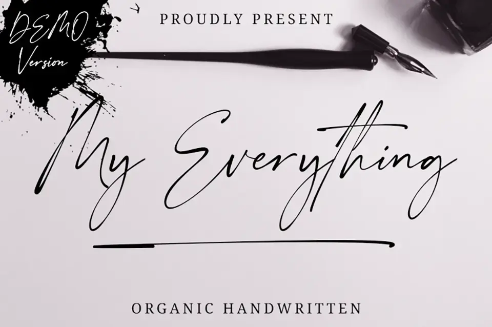 My Everything Font - Free Download & Preview | Deefont