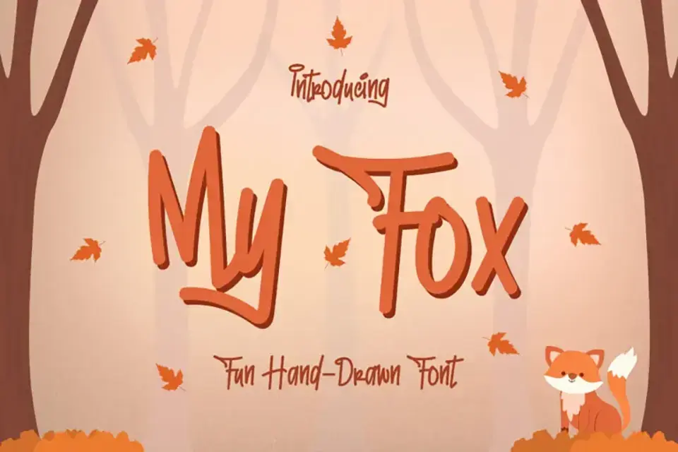 My Fox Font - Free Download & Preview | Deefont