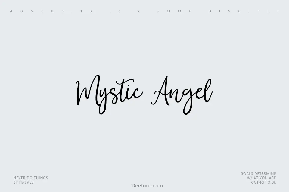 Mystic Angel Font - Free Download & Preview | Deefont