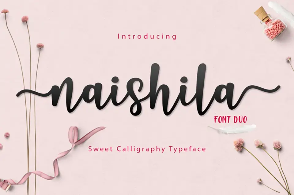 Naishila Dancing Script Font - Free Download & Preview | Deefont