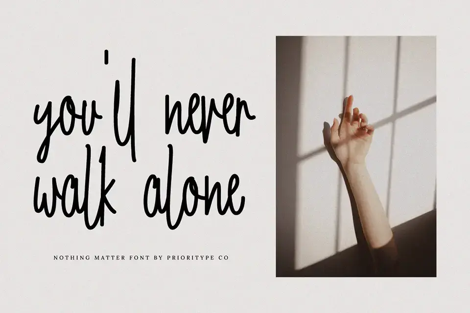 Nothing Matter Font - Free Download & Preview | Deefont