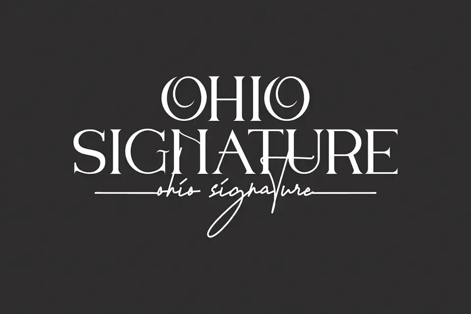 Ohio Signature Script Font - Free Download & Preview | Deefont
