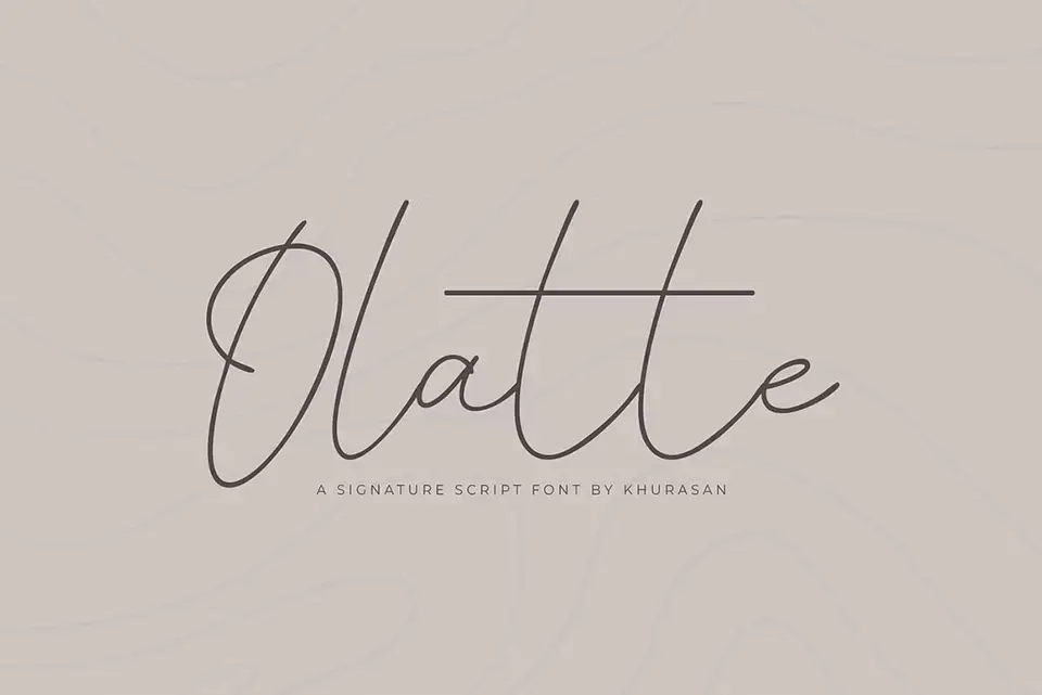 Olatte Font - Free Download & Preview | Deefont