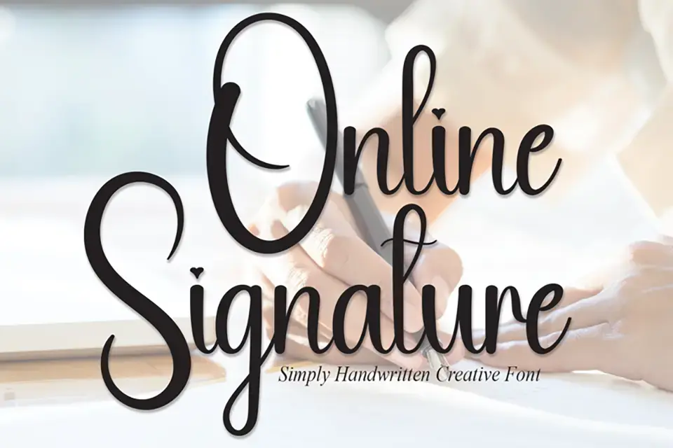 Online Signature Font - Free Download & Preview | Deefont