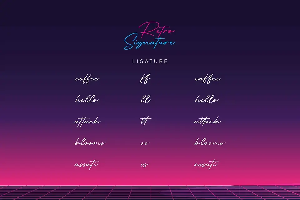 Retro Signature Font - Free Download & Preview | Deefont