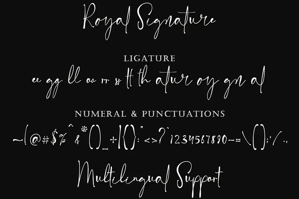 Royal Signature Font - Free Download & Preview | Deefont