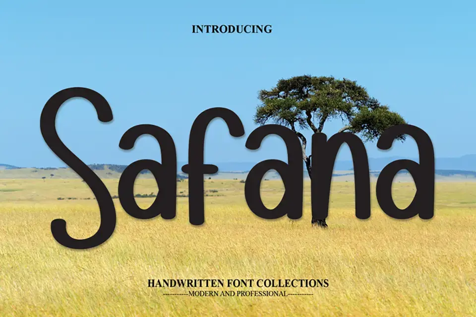 Safana Font - Free Download & Preview | Deefont